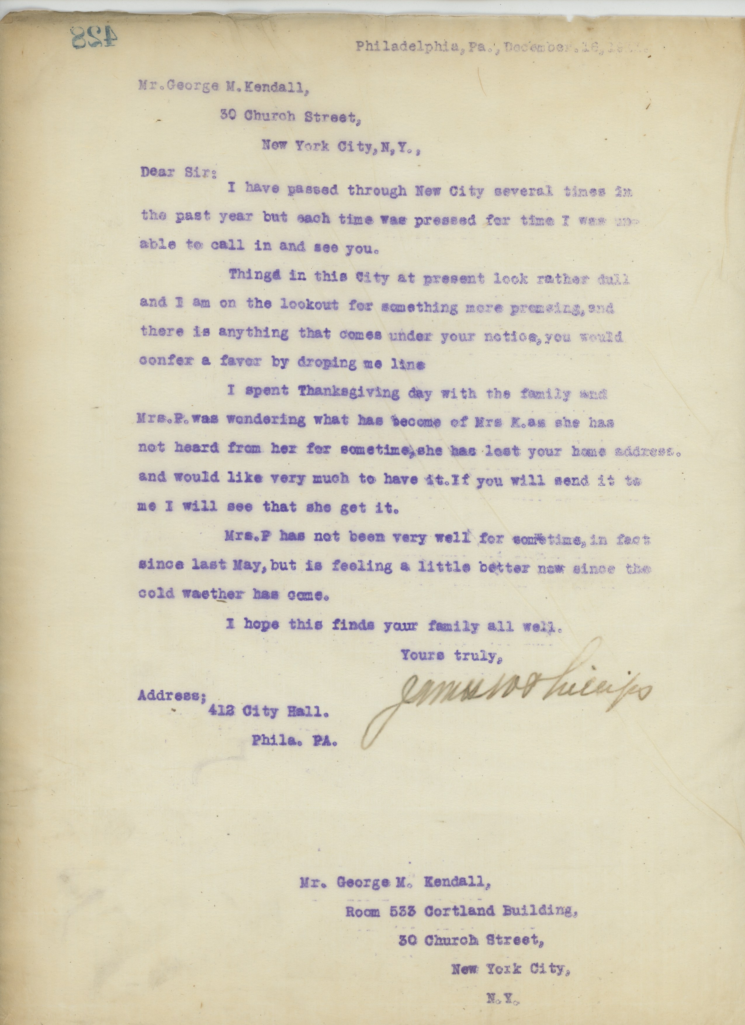 James W. Phillips Letter Book, 1904-1913 – Water History PHL